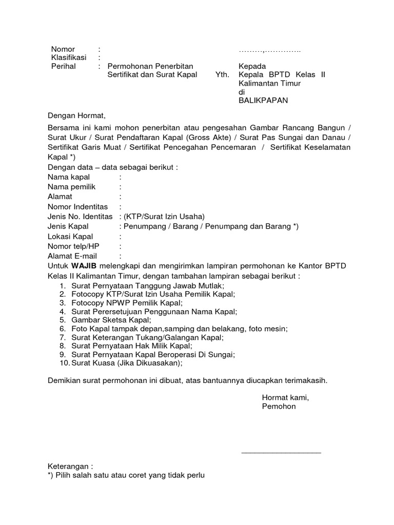 Formulir Penerbitan Surat Ukur, Pas Sungai Dan SKKSD | PDF