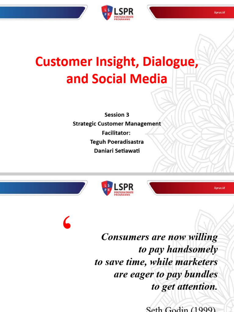 Session 03 - Customer Insight, Dialogue, and Social Media - RVTP ...
