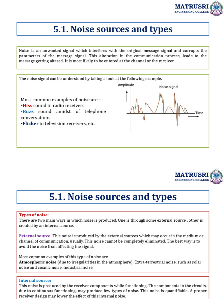 Unit 5noise 230123162705 A69a9f8d 1 56 Pages | PDF | Telecommunications Engineering | Signal ...