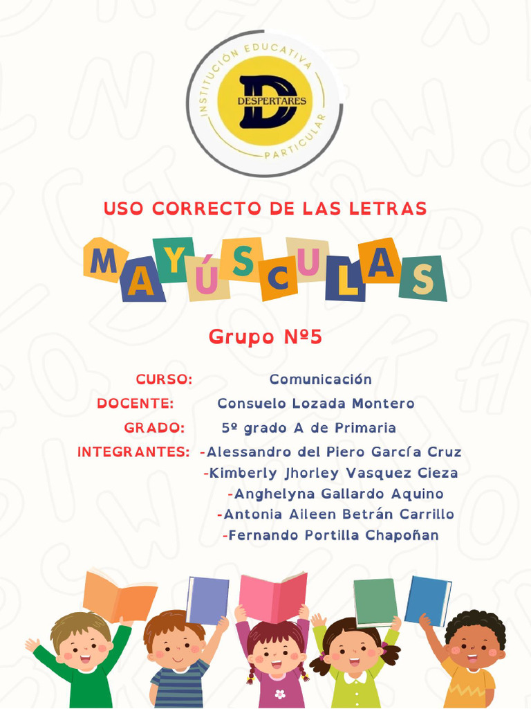 Informe - Uso de Mayusculas | PDF | Caso de carta | Puntuación