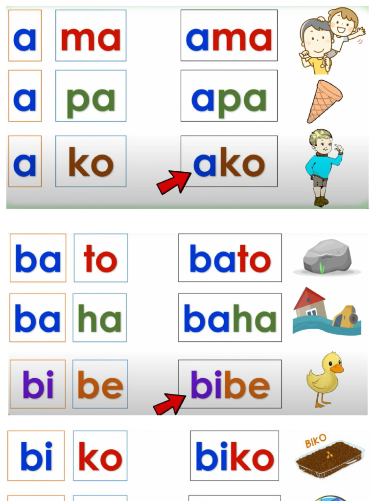 Pagbasa 2 Pantig | PDF