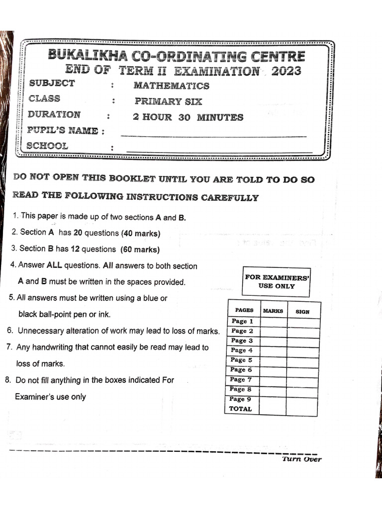 Bukalikha p6 Eot 2 MTC | PDF