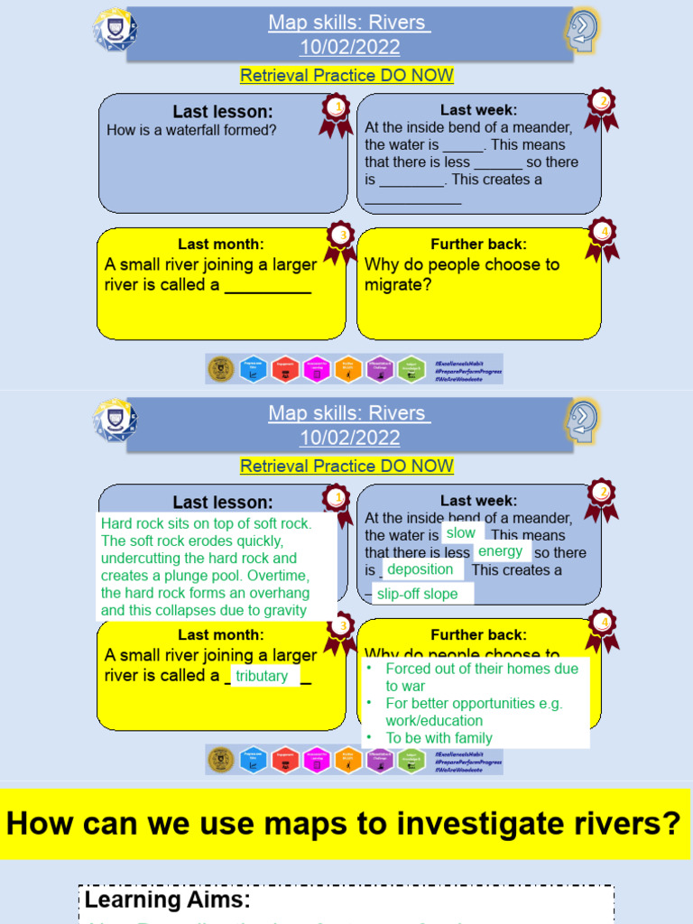 6. River Map Skills | Download Free PDF | River | Earth Sciences