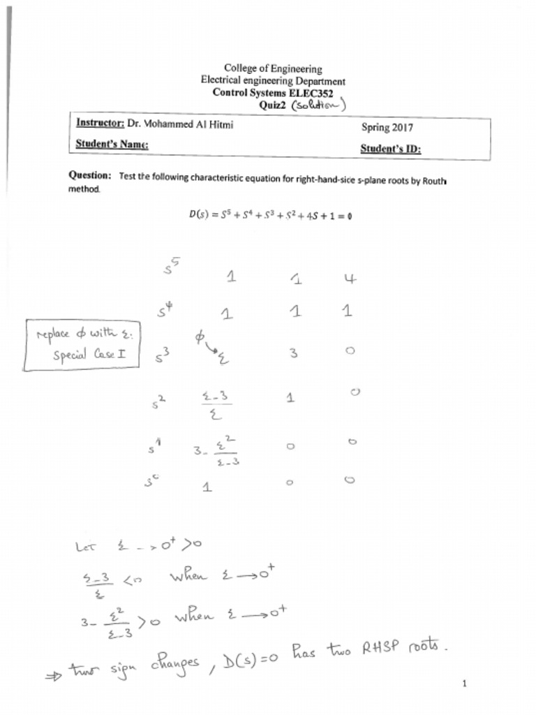Quiz2 Solution | PDF