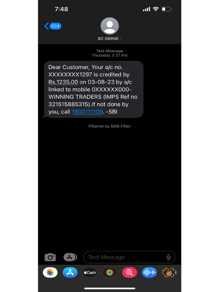 Amount Credited To Bank Account | PDF