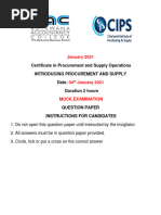 CIPS 2024 Exam Schedule | PDF