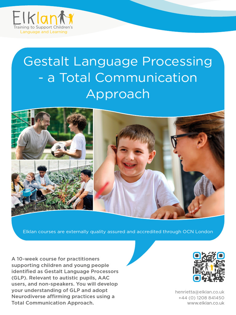 Elklan GLP Course Flyer | PDF | Autism Spectrum | Learning