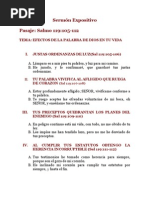 Formato de Bosquejo para Predicar Un Sermón | PDF | Sermón | Salmos