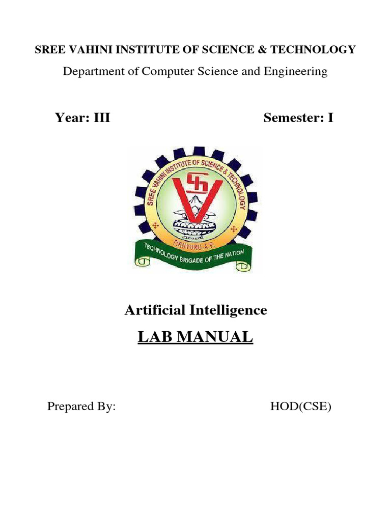 artificial-intelligence-lab (1) | Download Free PDF | Mathematical Logic | Theoretical Computer ...