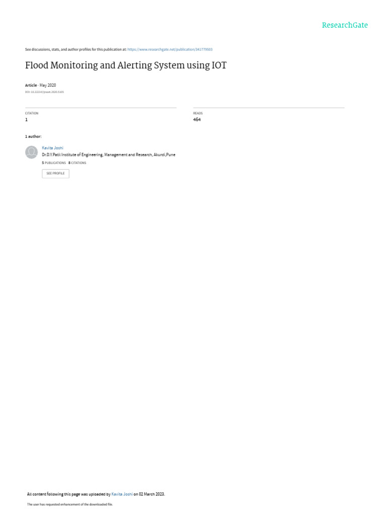 Flood Monitoring and Alerting System Using IOT | PDF | Light Emitting ... Flood Monitoring and Alerting System Using IOT | PDF | Light Emitting ...
