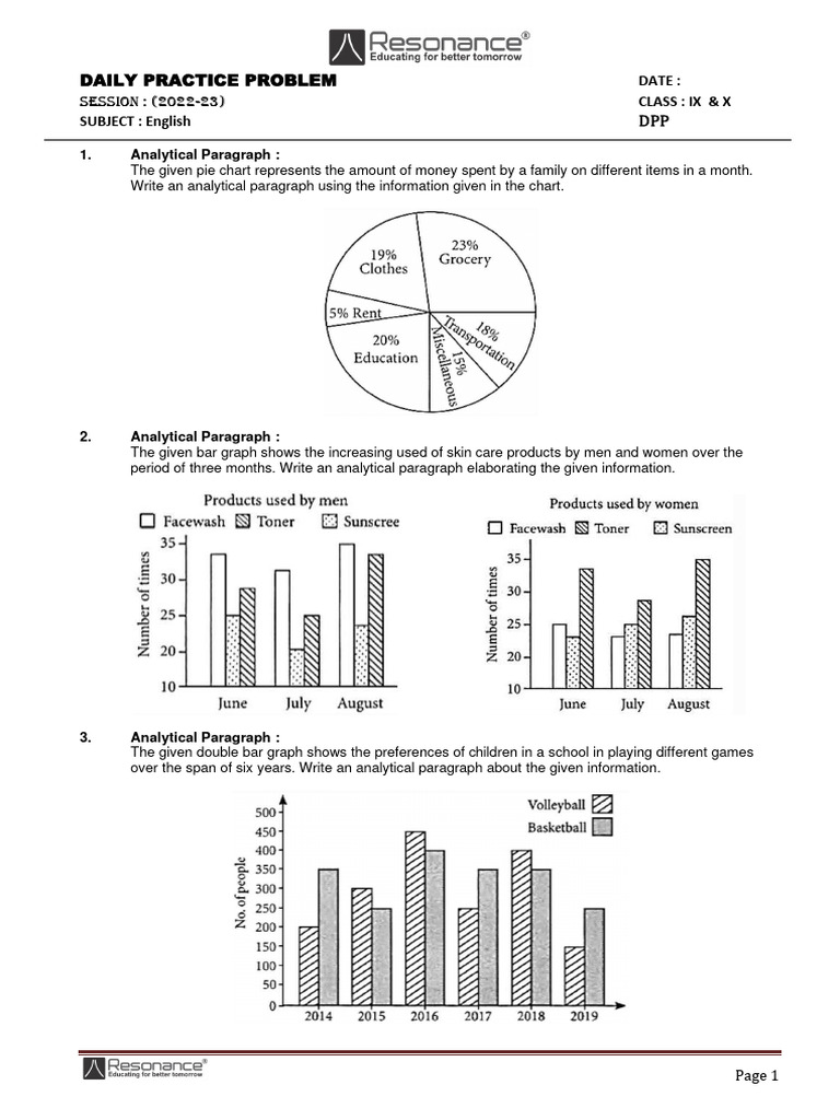Analytical Paragraph - ENGLISH | PDF | Games & Activities