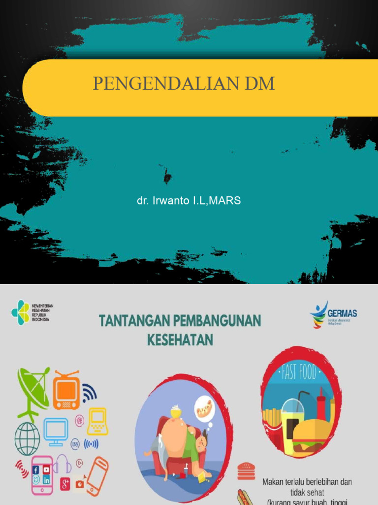Pengendalian DM (Prolanis Juni 2024, DR Irwanto) | PDF
