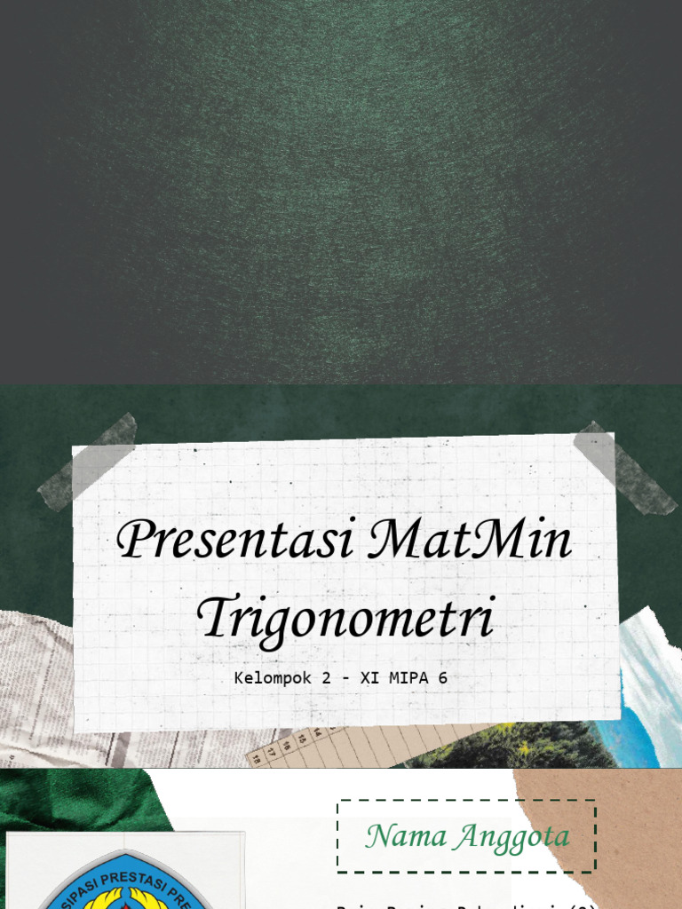 Penyelesaian Trigonometri MatMin XI MIPA 6 | PDF