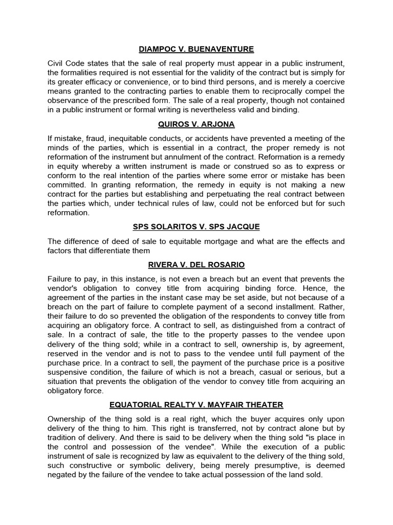 Oblicon Finals Reviewer | PDF | Common Law | Private Law