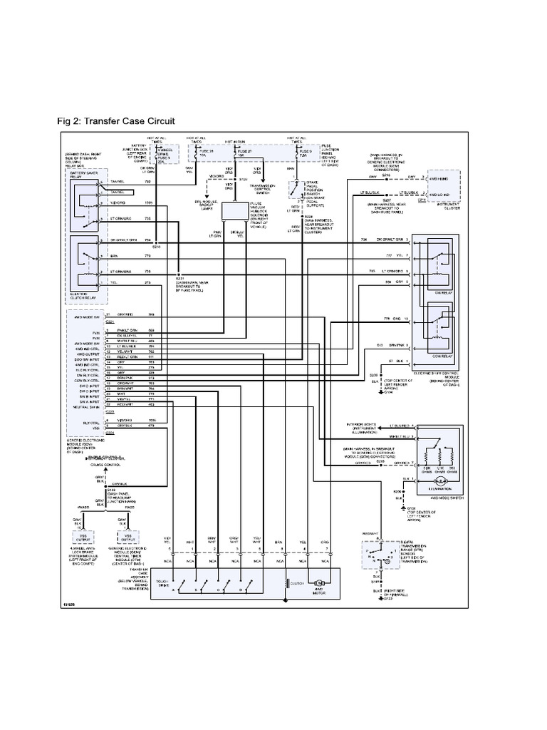 Diagrama 4x4 Ranger COM MÓDULO GEM | PDF