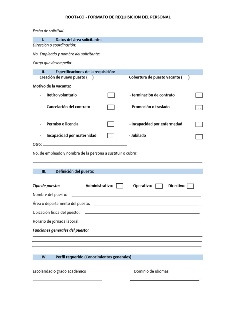 Formato de Requisicion | PDF