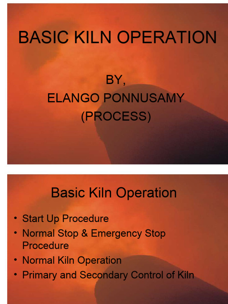 Basic Kiln Operation | PDF | Mechanical Engineering | Energy Technology