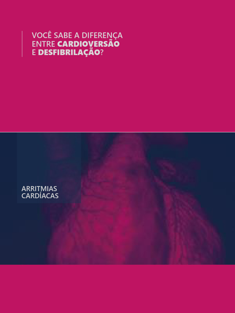 Diferenças entre Cardioversão e Desfibrilação | PDF | Átrio (coração ...