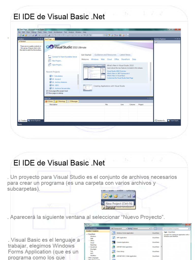 Clases Programacion - VB .Net | Descargar gratis PDF | Básico | Ventana (informática)