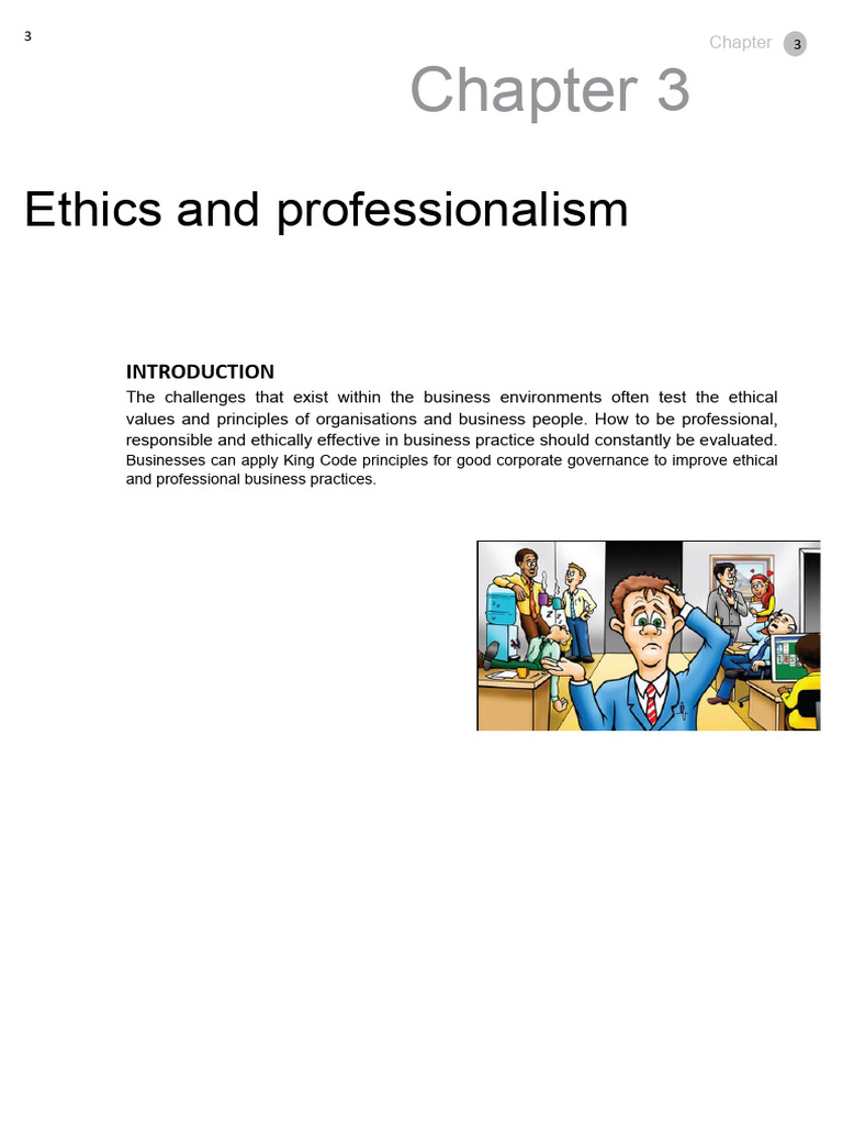 Chapter 3 Ethics & Professionalism | PDF | Business Ethics | Taxes