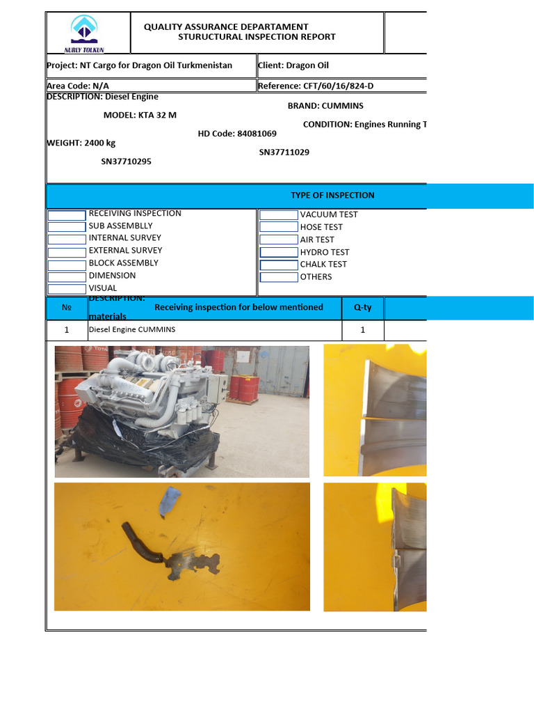 003 - NT Structural Inspection Report 21.02.2023 | PDF | Vehicles ...