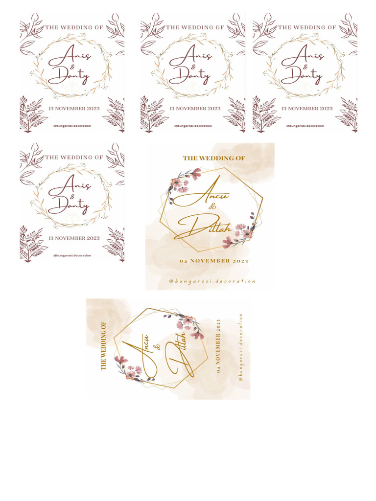 The Wedding Mega Dan Erwin | PDF