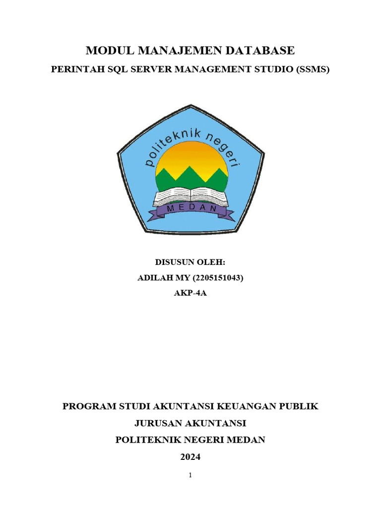 Modul Manajemen Database | PDF | Komputer