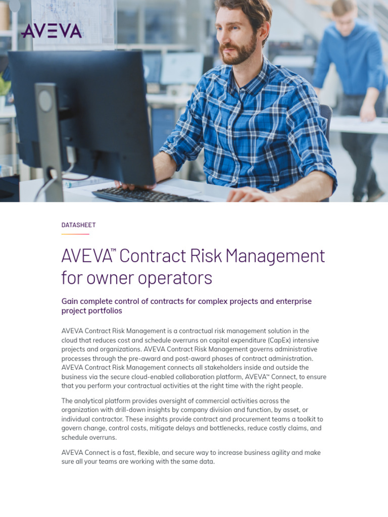 Datasheet - AVEVA Contract Risk Management For Owner Operators | PDF ...