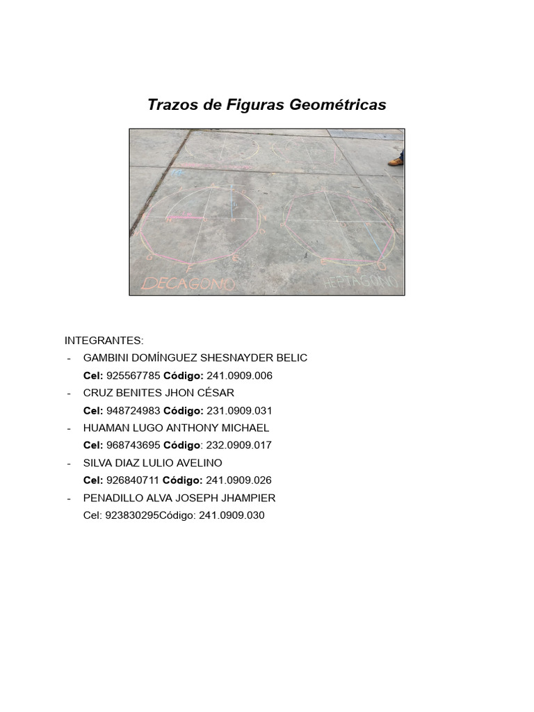 Trazos de Figuras Geometricas | PDF | Dibujo técnico | Dibujo