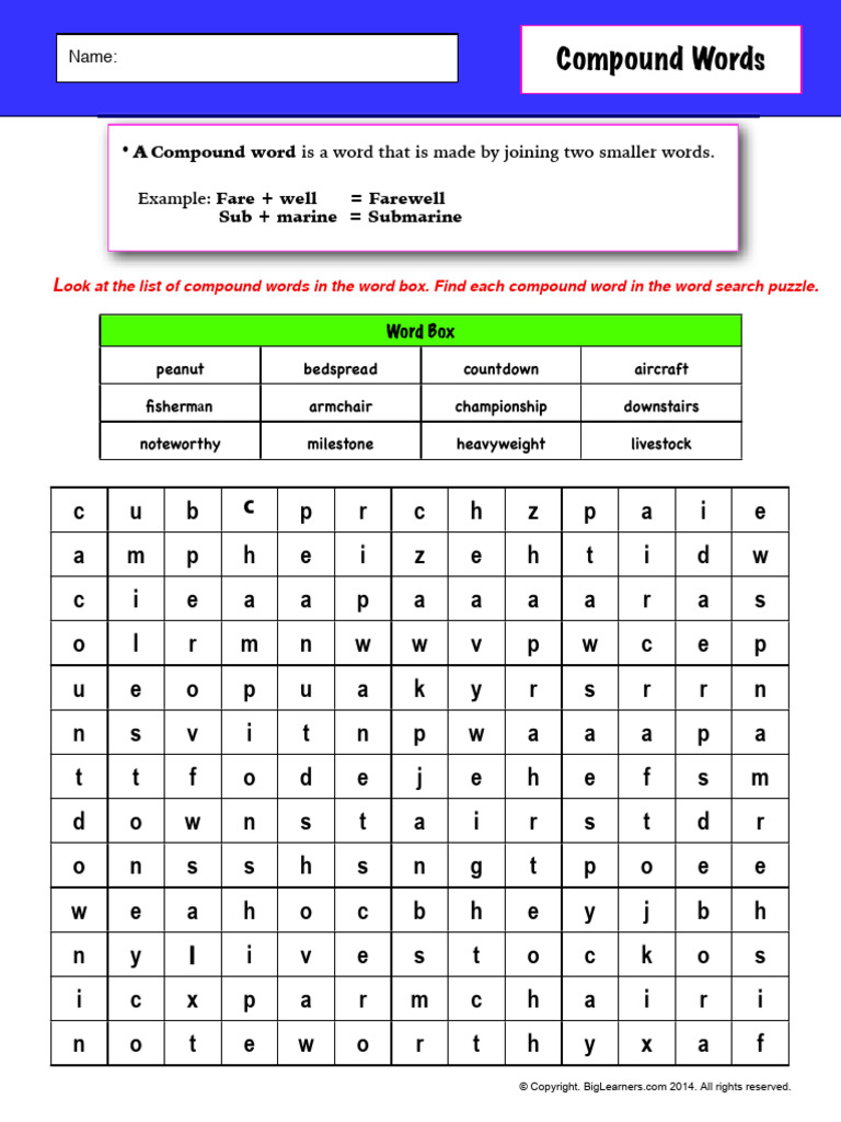 Compound Words | PDF
