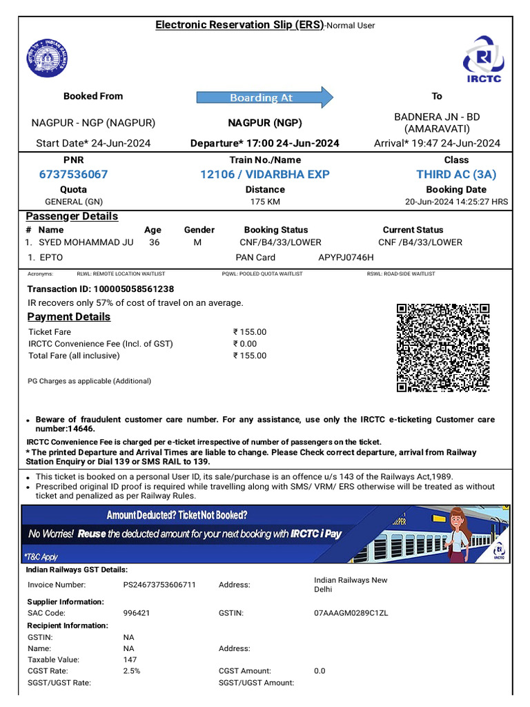 NGP To BD 24th | PDF | Identity Document