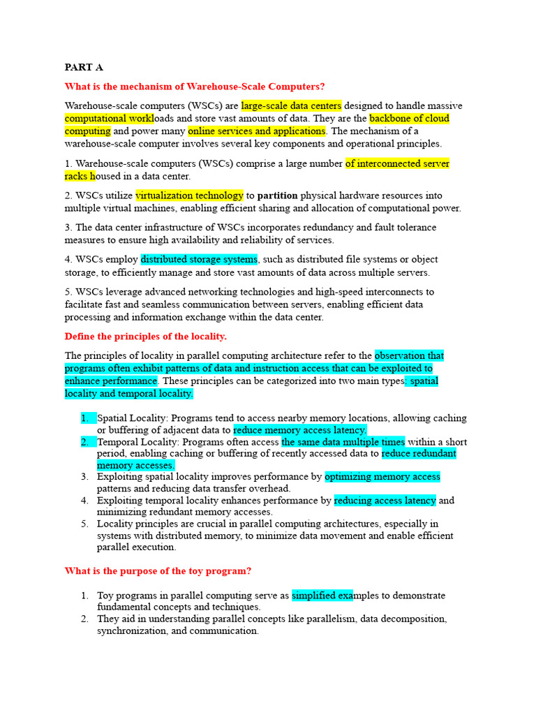 Ans Pca End Sem | PDF | Graphics Processing Unit | Parallel Computing