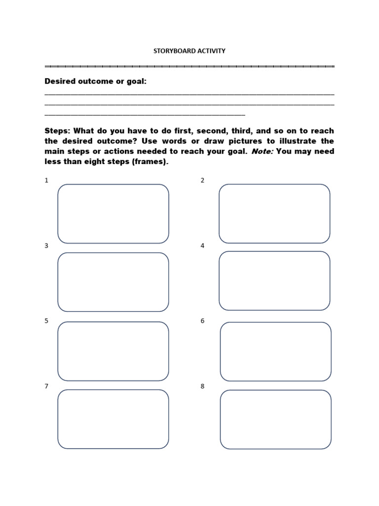 Storyboard Exercise | PDF