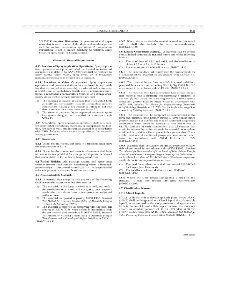 Nfpa 33 | PDF