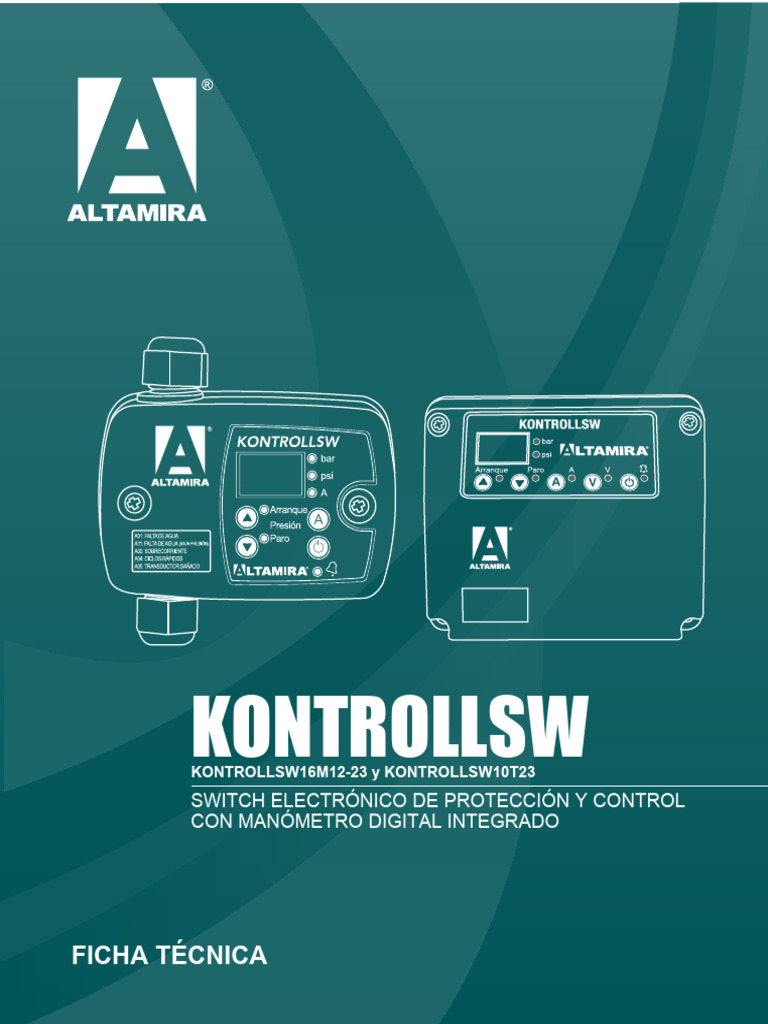 FT Ficha Tecnica Kontrolsw | PDF | Ingenieria Eléctrica