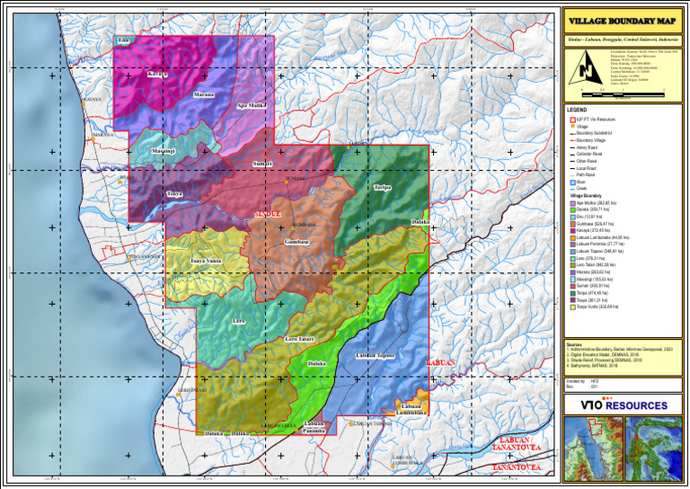 A3 - IUP - Village Boundary Map | PDF | Analytic Geometry | Geography