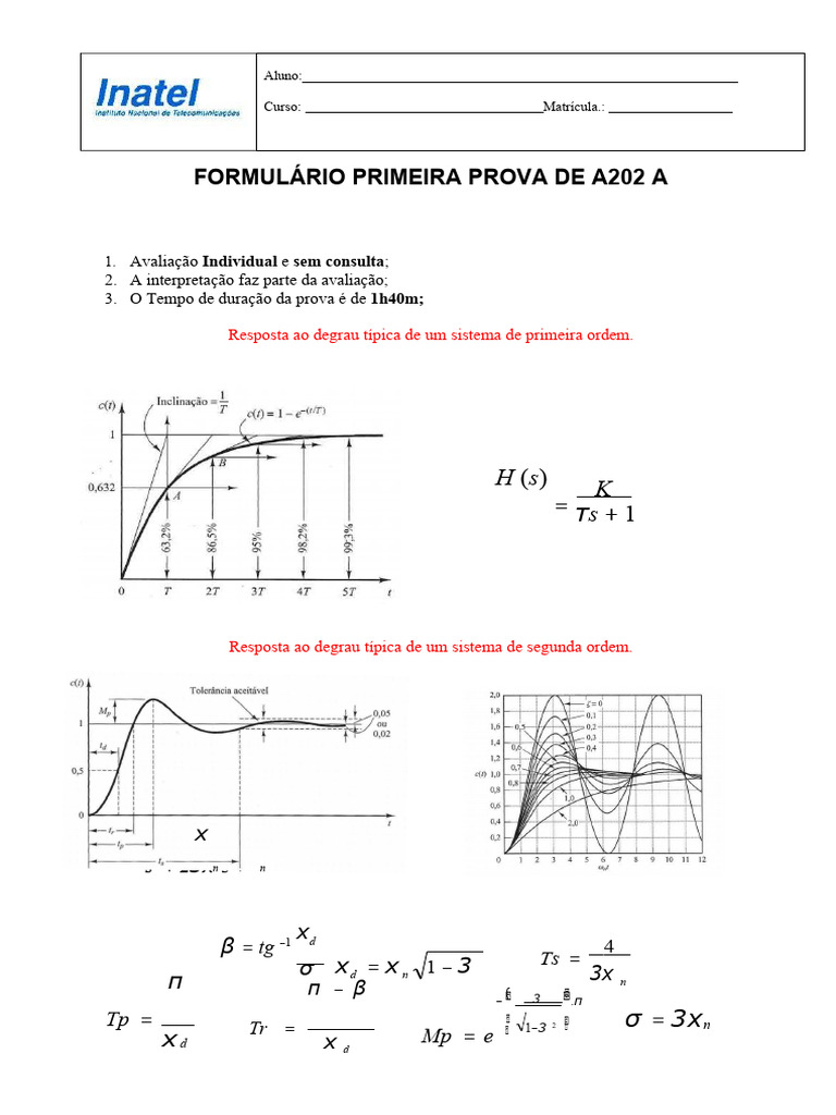 fORMULÁRIO NP1 A 202 | PDF