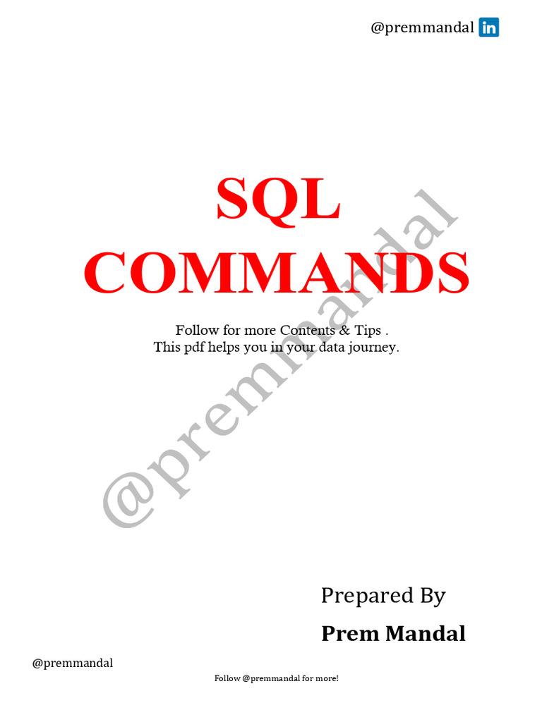 SQL Basic | PDF | Computer Programming | Computing