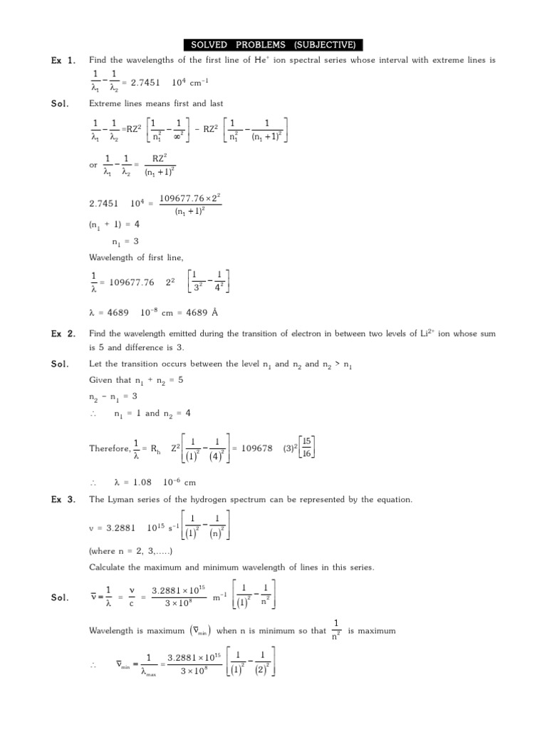 ATOMIC STRUCTURE-51-52 | PDF | Atoms | Chemistry