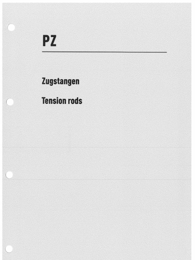PZ Zugstangen | PDF