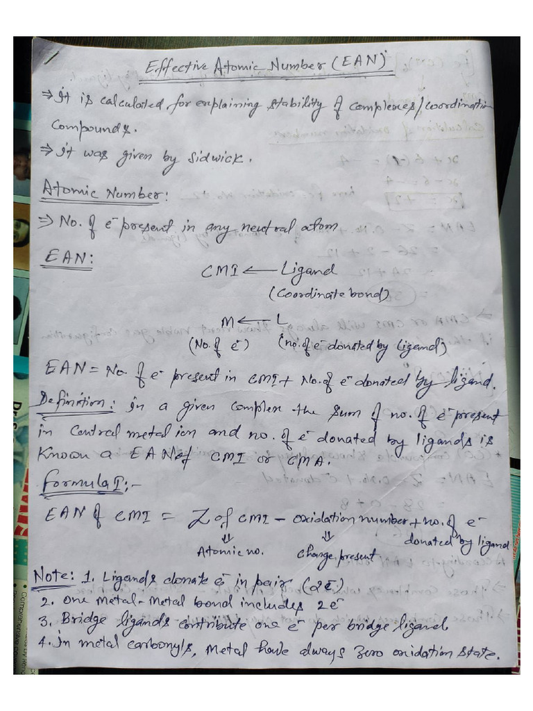 Effective Atomic Number | PDF