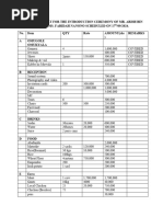 Proposed Budget For The Introduction Ceremony of Mr. Mbabazi Isaac ...
