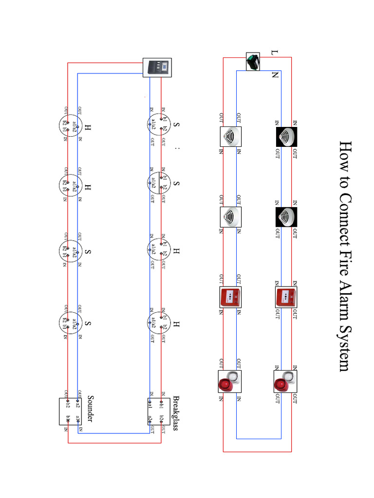 How To Connect Fire Alarm System | PDF