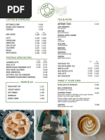 Koffee Kulture Menu with Prices | PDF | Pesto | Salad