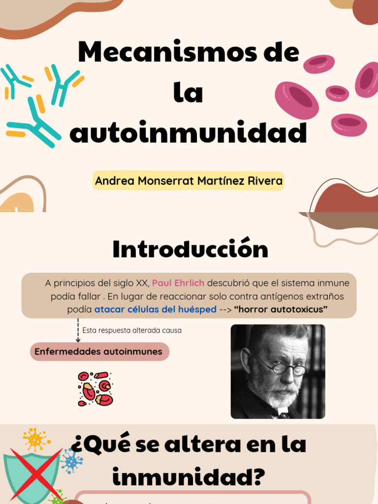 Mecanismos de La Autoinmunidad | PDF | Autoinmunidad | Complejo mayor ...