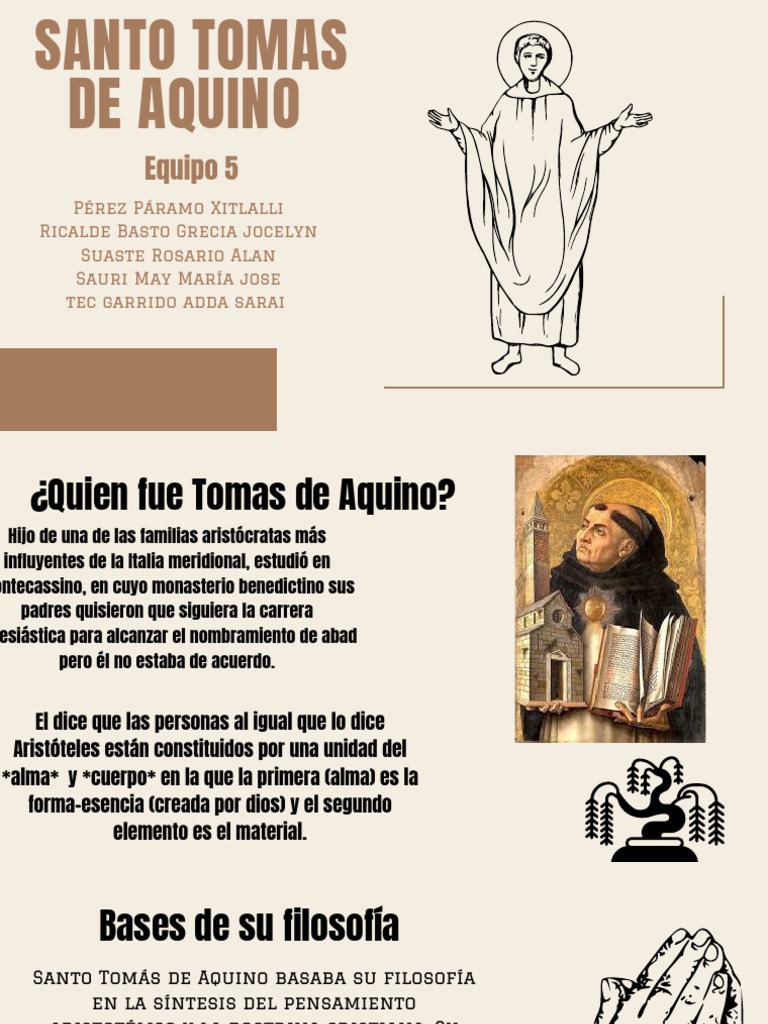 Santo Tomas de Aquino | PDF | Tomás de Aquino | Aristóteles