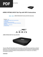 ARRIS Vip1113 | PDF | Set Top Box | Hdmi
