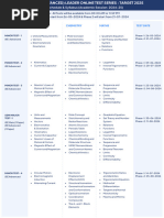 Syllabus of Real Test Series 2026 | PDF | Reaction Rate | Activation Energy