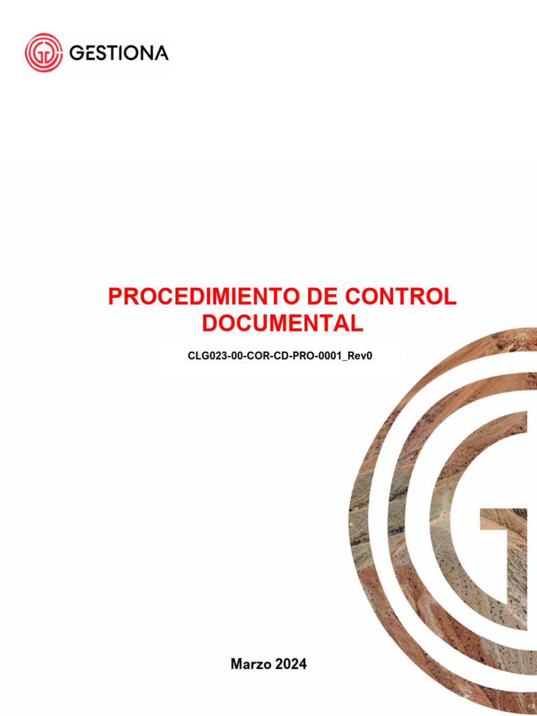 Procedimiento de Control Documental ( | PDF | Ingeniería | Business