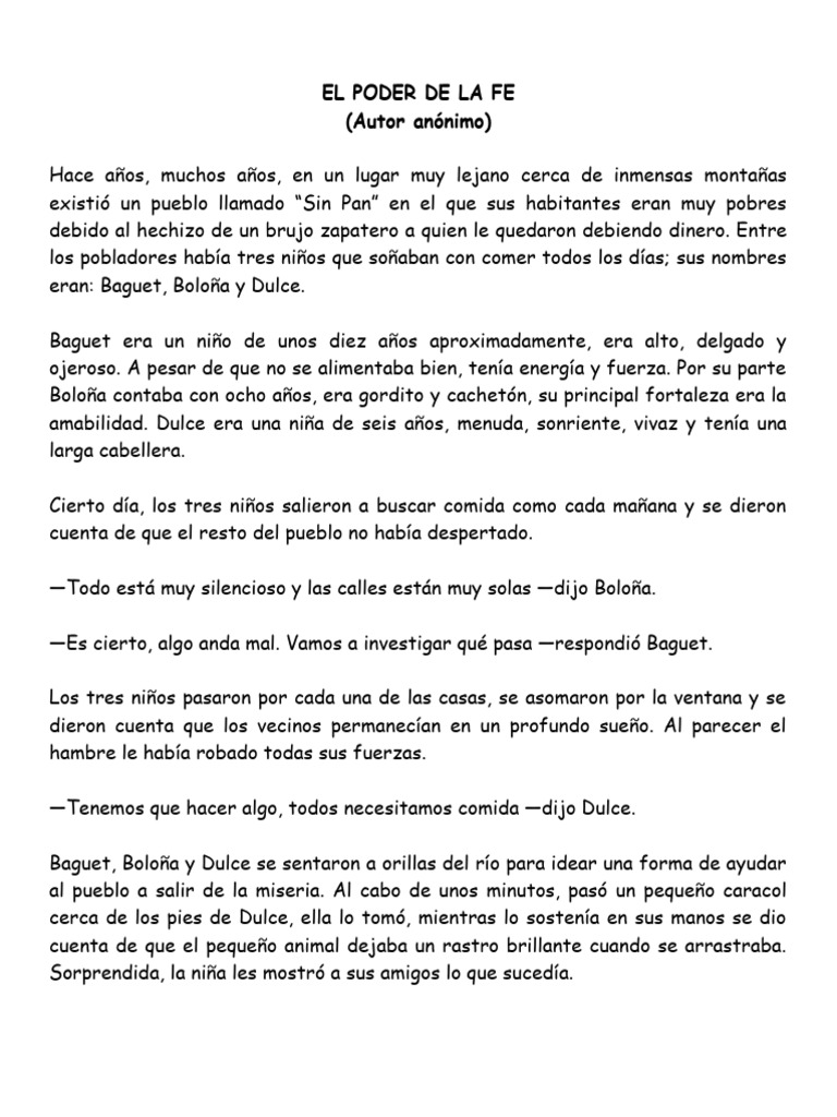 El Poder de La Fe | PDF